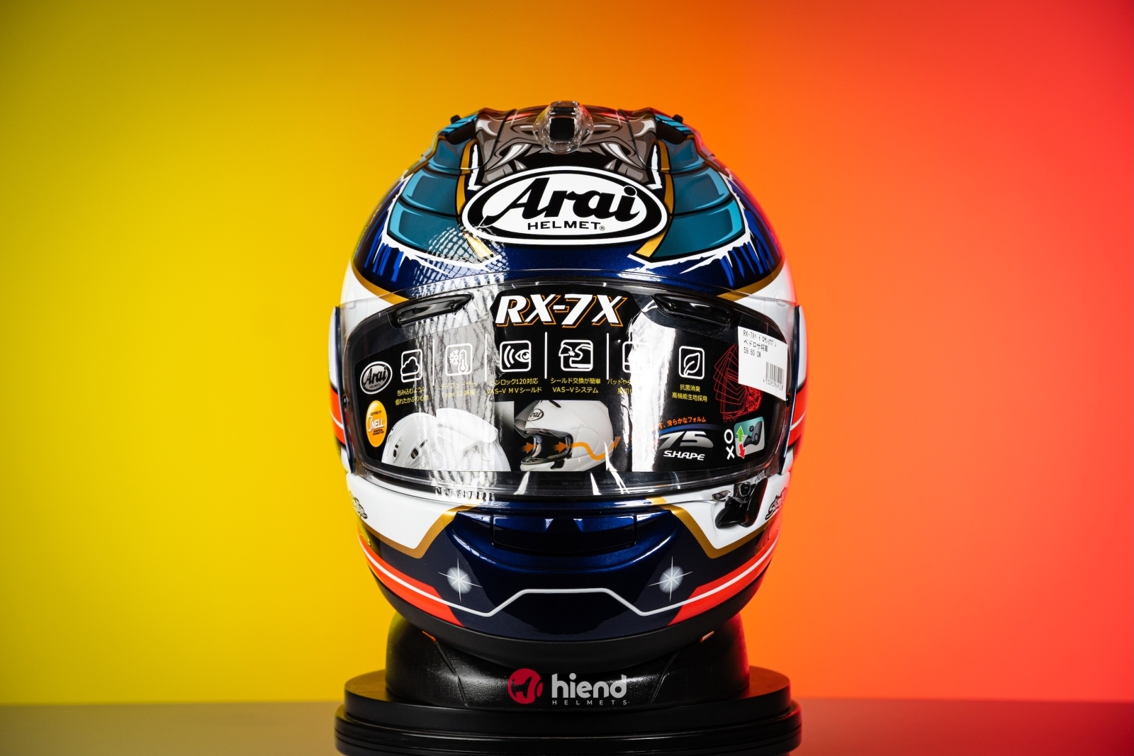 Arai Rx7x Pedrosa Shogun