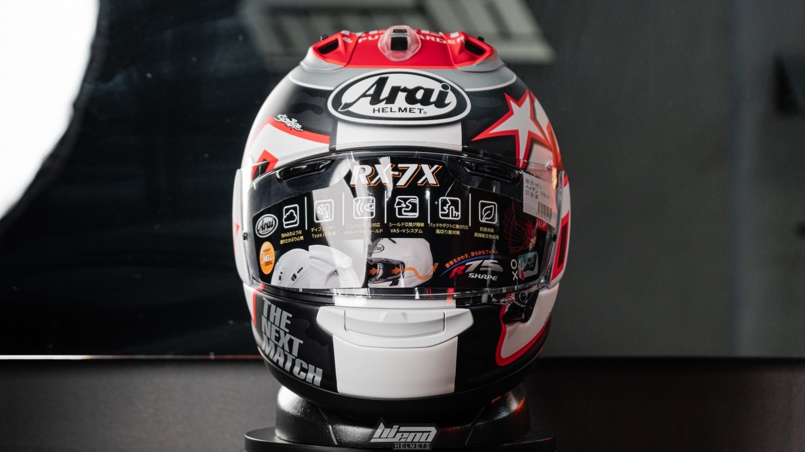 Arai Rx7x Nicky Reset